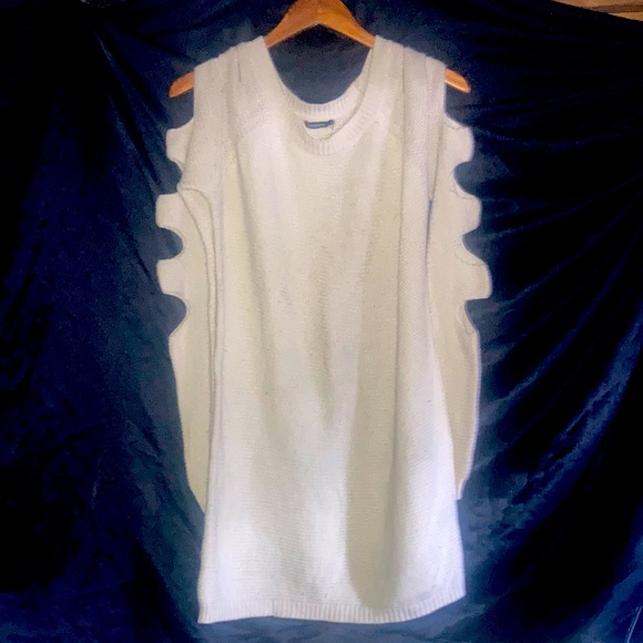 Solutions | Dresses | Solutionscutout Sleeve Knit Sweater Dresssize ...